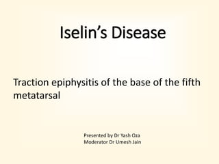 Iselin's disease | PPTX