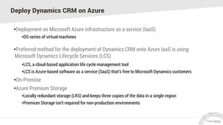 Architecture of Dynamics CRM with Office 365 and Azure | PPTX | Cloud ...