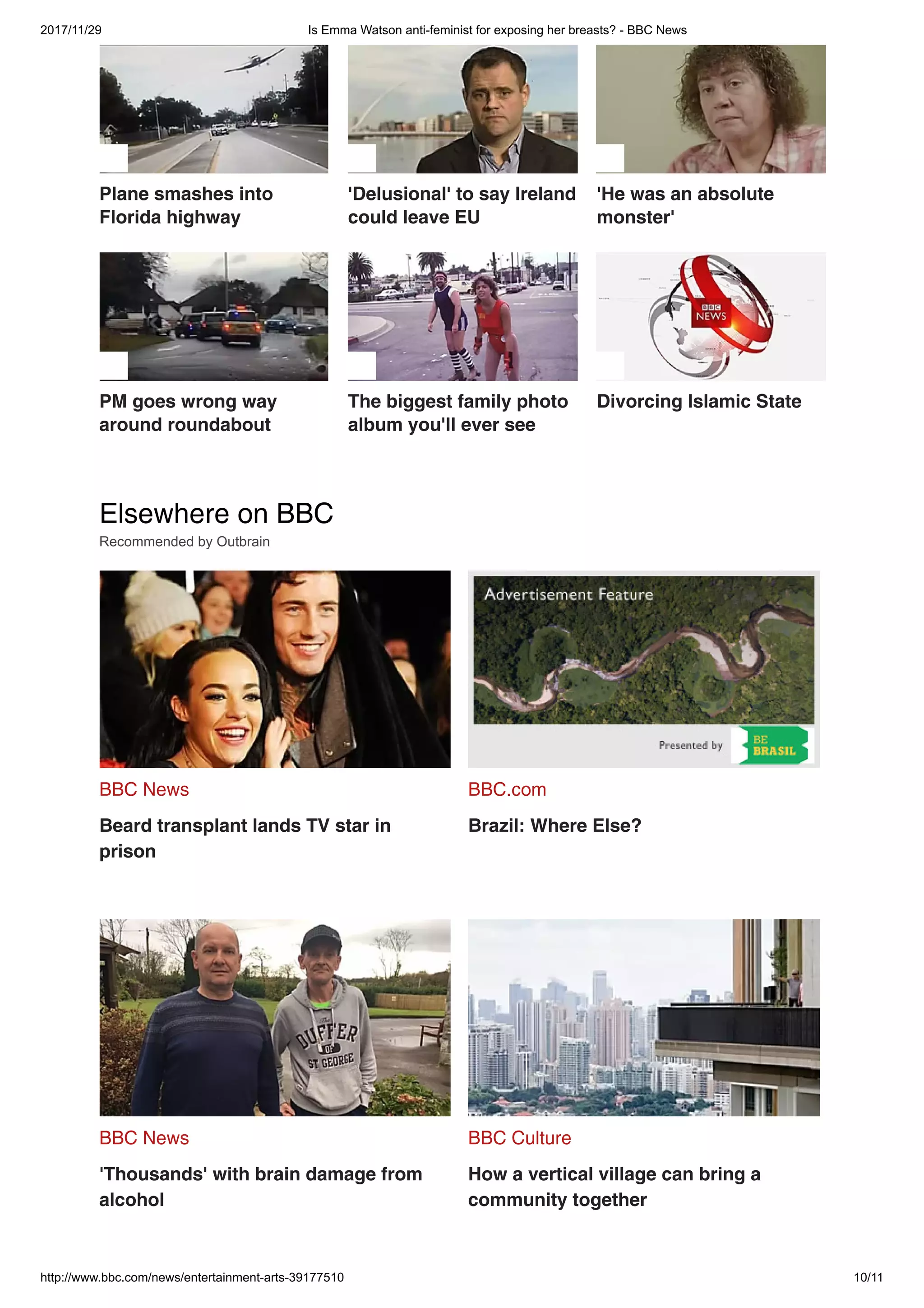 Is emma watson anti feminist for exposing her breasts - bbc news | PDF