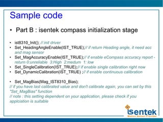 [Isentek] eCompass API Quick Start | PDF