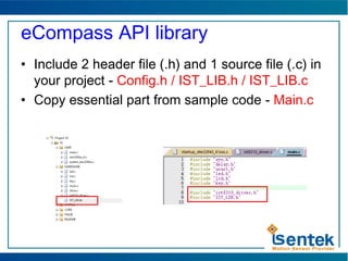 [Isentek] eCompass API Quick Start | PDF