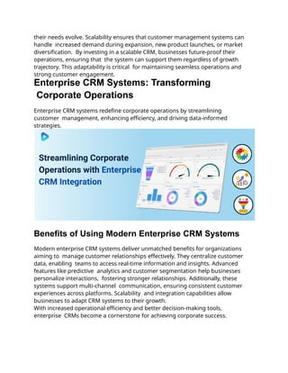 How Enterprise CRM Revolutionizes Business Strategies | PPTX | Business ...