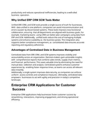 Why Your Business Needs Enterprise CRM Solutions | PDF