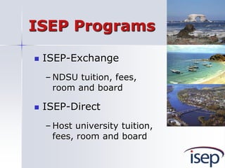 ISEP Exchange and Direct Programs | PPT