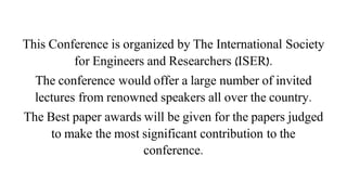 Iser 635th international conference on heat transfer and fluid flow | PPT