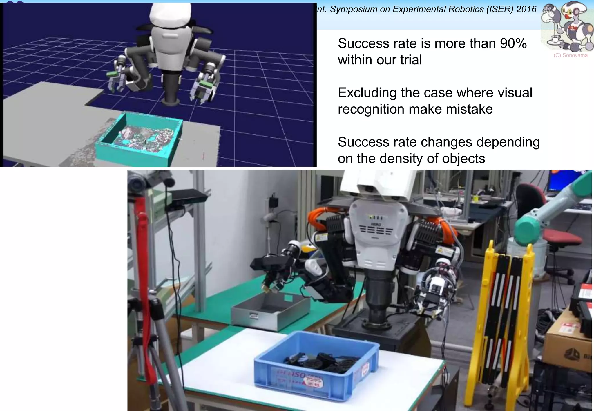 Iterative Visual Recognition for Learning Based Randomized Bin-picking | PPT