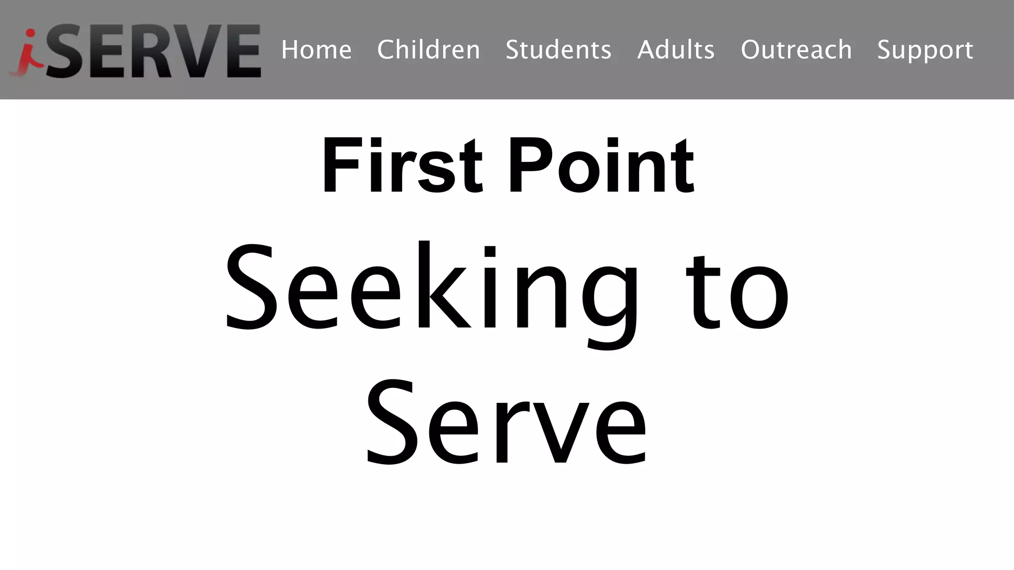 iServe_Serving in Step with Jesus | PPT