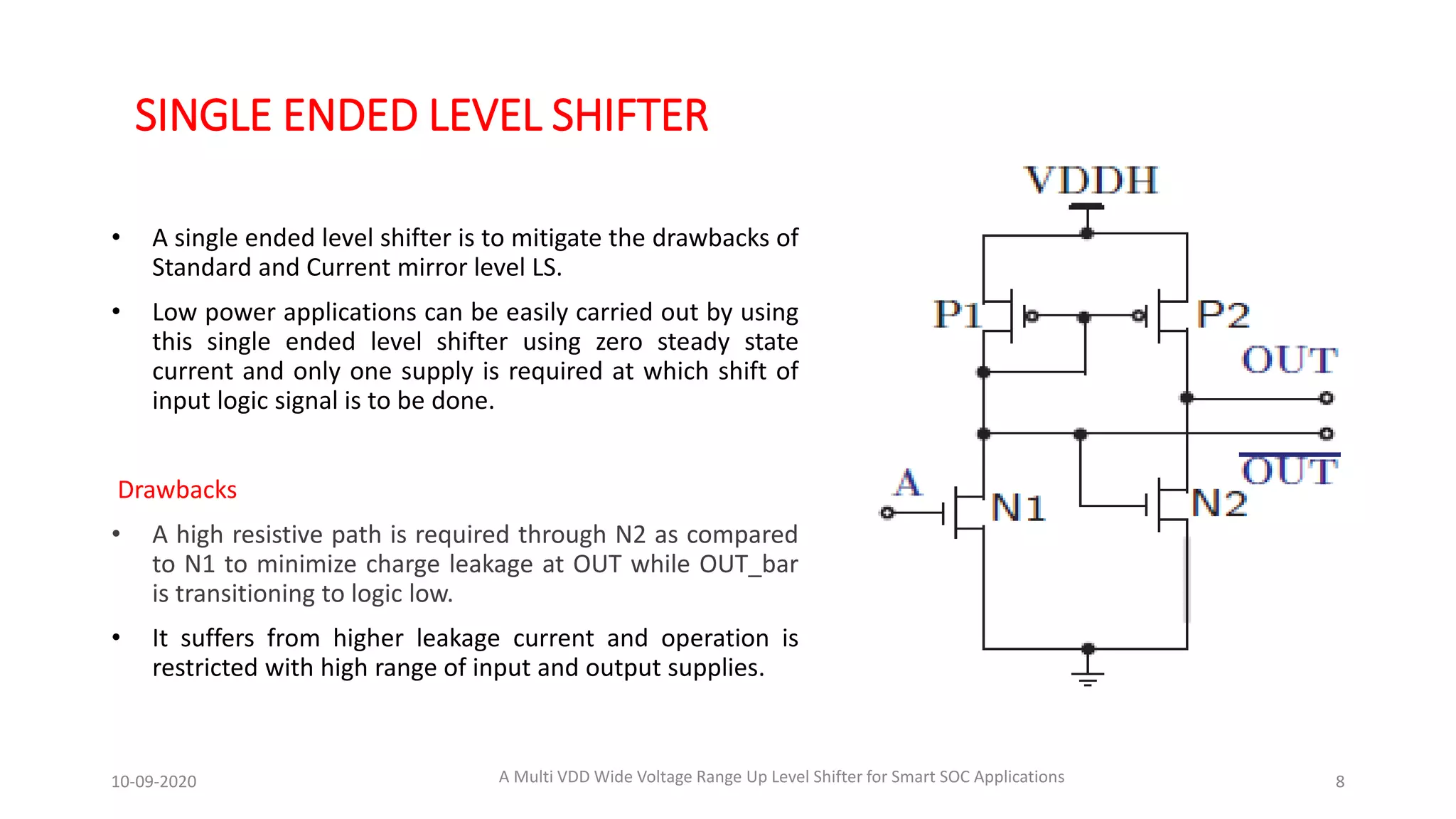 A Multi VDD Wide Voltage Range Up Level Shifter For Smart SoC ...