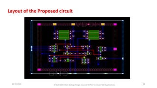 A Multi VDD Wide Voltage Range Up Level Shifter For Smart SoC ...