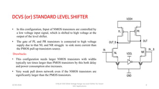 A Multi VDD Wide Voltage Range Up Level Shifter For Smart SoC ...