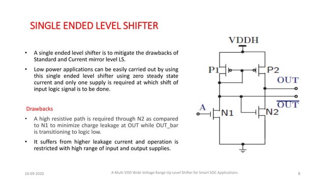 A Multi VDD Wide Voltage Range Up Level Shifter For Smart SoC ...