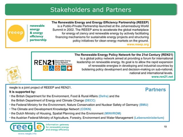 reegle - a new key portal for open energy data | PPT