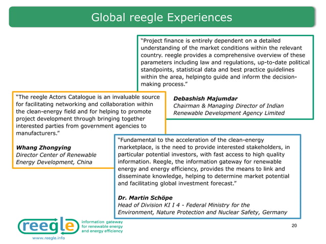 reegle - a new key portal for open energy data | PPT