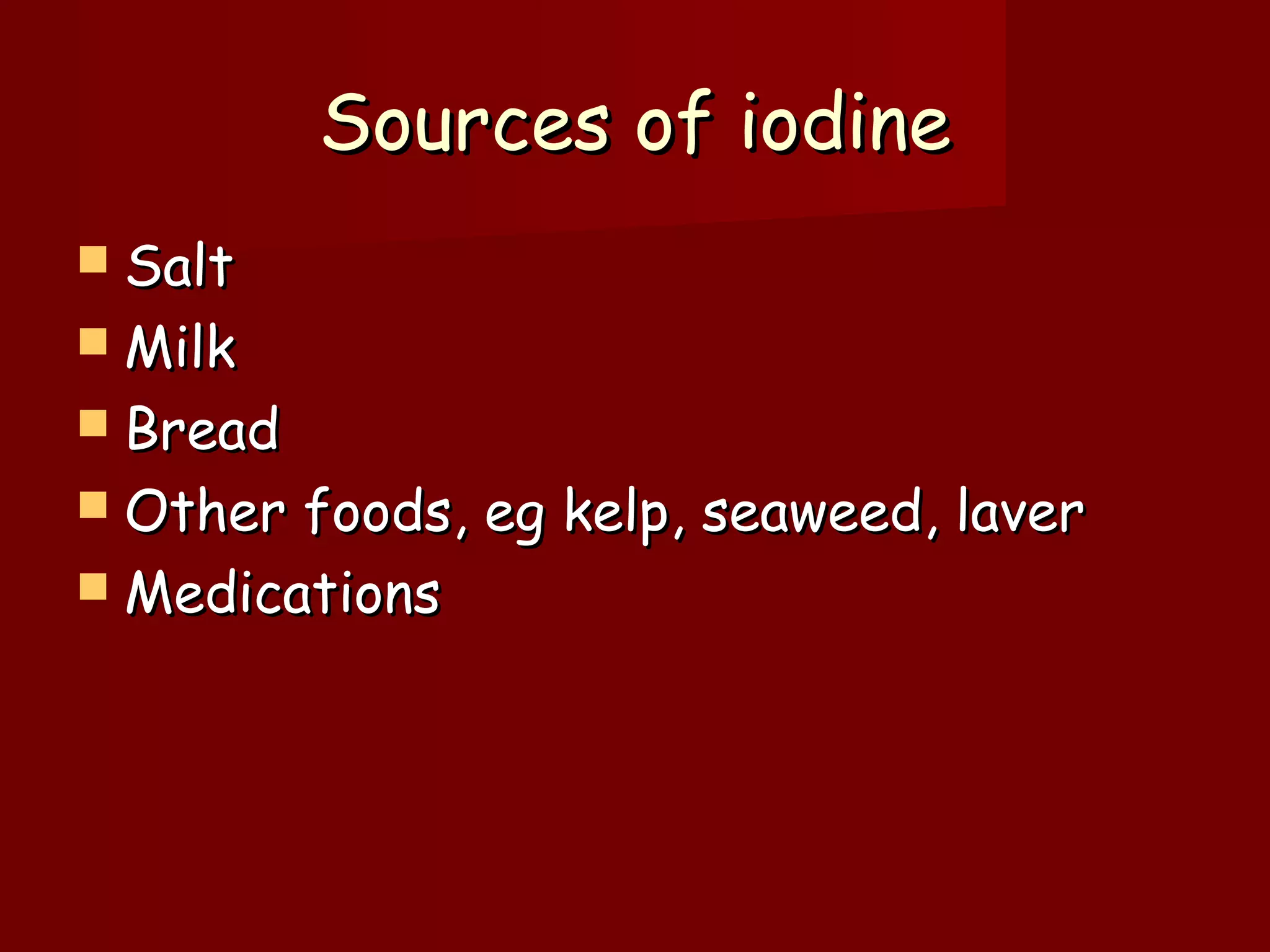 Iodine and the Thyroid: How the thyroid uniquely adapts to its environment to achieve normal ...