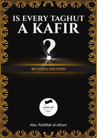 Is Every Taghut a Kafir? | PDF | Islam | Religion & Spirituality