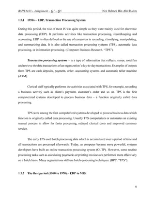 Information Systems Evolution (IS) | PDF