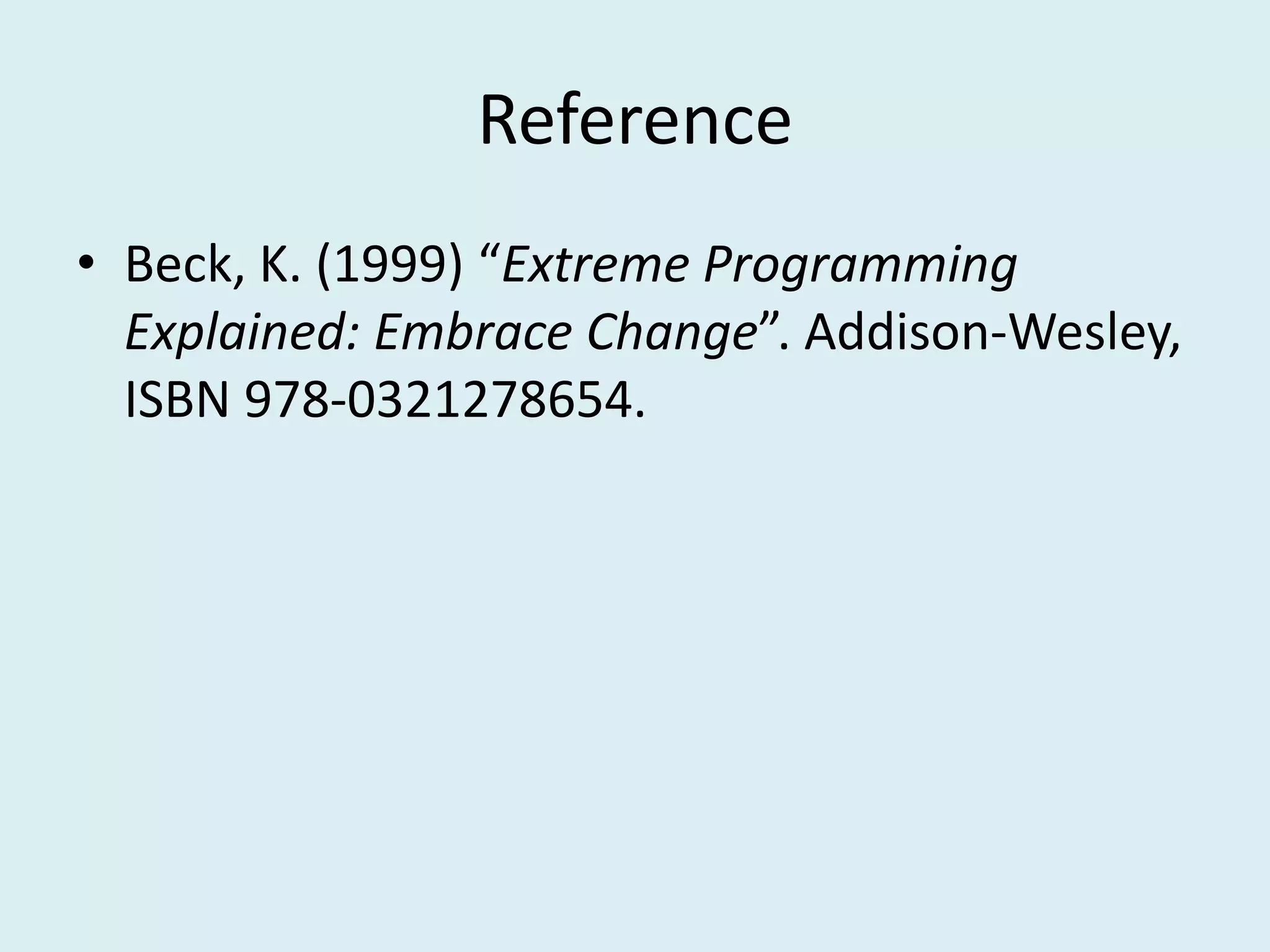 The Extreme Programming (XP) Model | PPTX