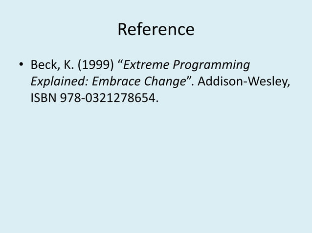 The Extreme Programming (XP) Model | PPTX | Web Development | Internet