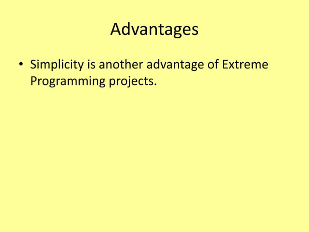The Extreme Programming (XP) Model | PPTX | Web Development | Internet
