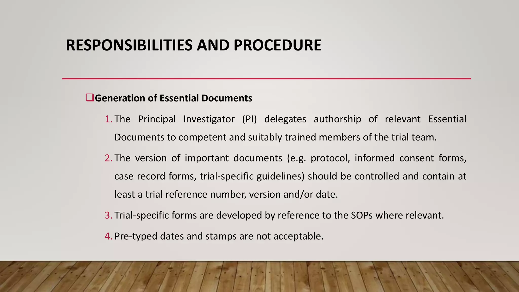Investigator Site File (ISF) / Trial Master file in trial (TMF) | PPTX