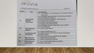 Investigator Site File (ISF) / Trial Master file in trial (TMF) | PPTX