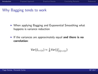 Bagging-Clustering Methods to Forecast Time Series | PPT