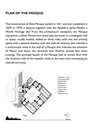 Shah (Al-Imam) Mosque in Isfahan Architecture | PDF