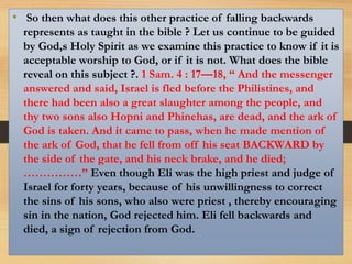 Is falling backwards a sign of acceptance with | PPTX
