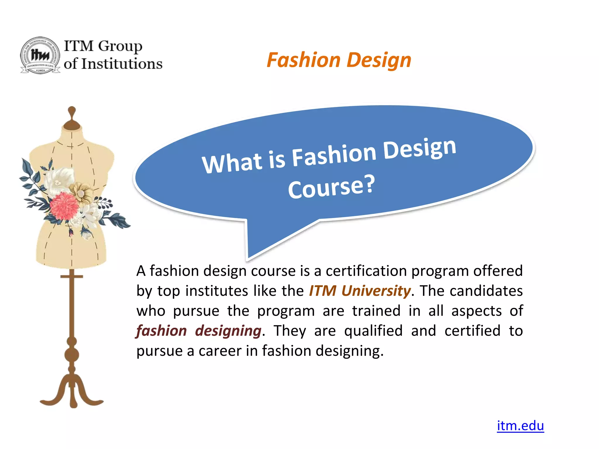 Is fashion design a good career? | PPT