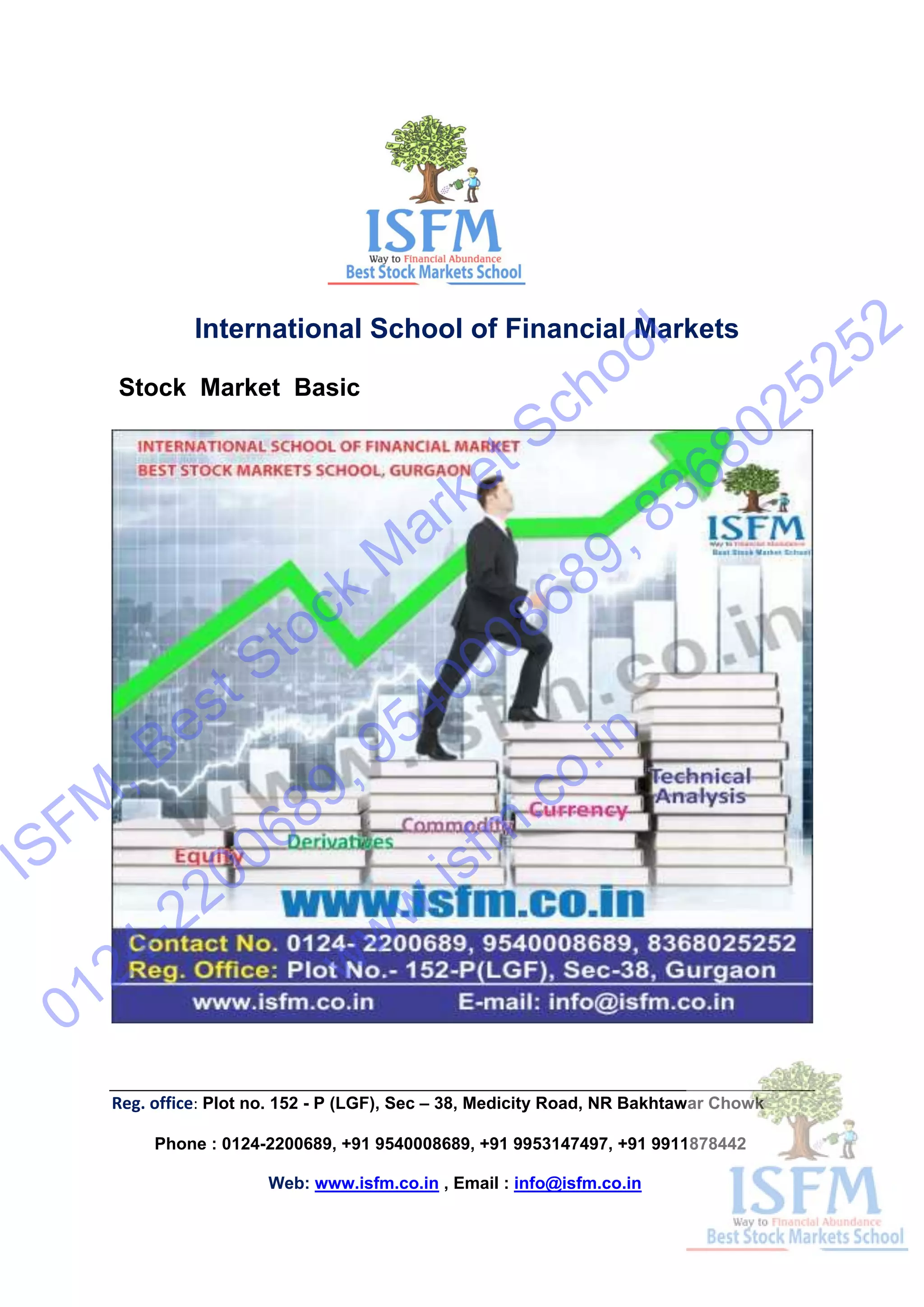Isfm beginner's guide to Stock Market | PDF