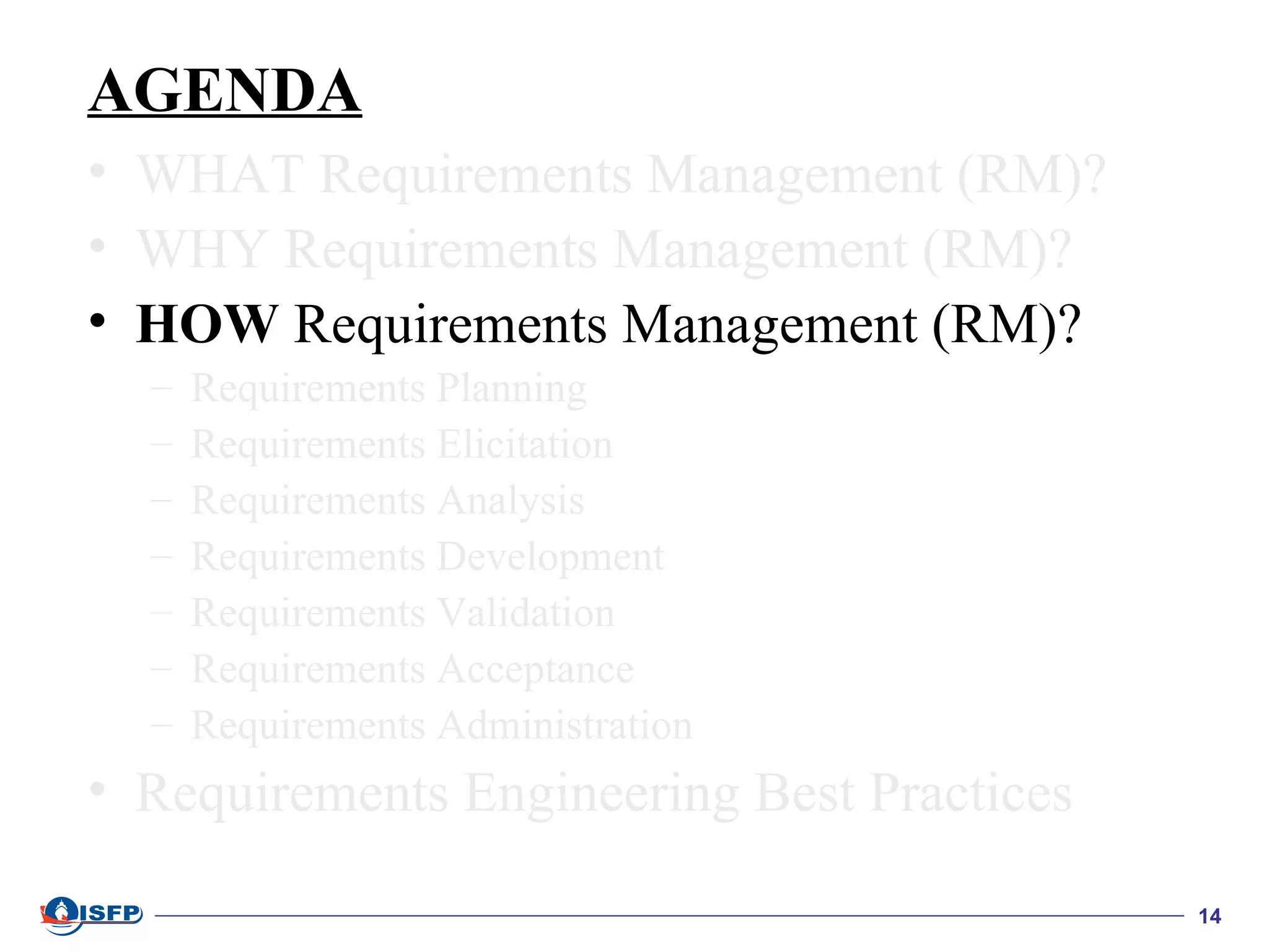 Requirements Management | PPS