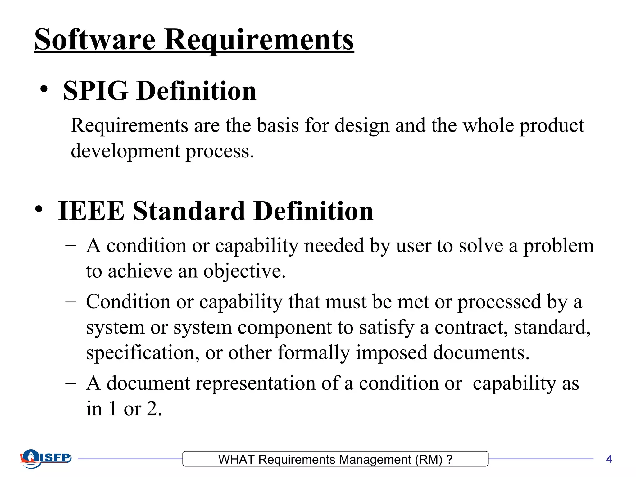 Requirements Management | PPT