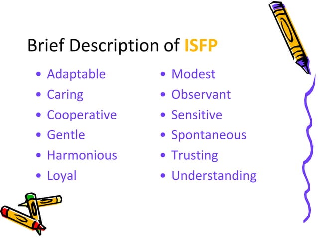 ISFP-The ARTIST.ppt | Careers