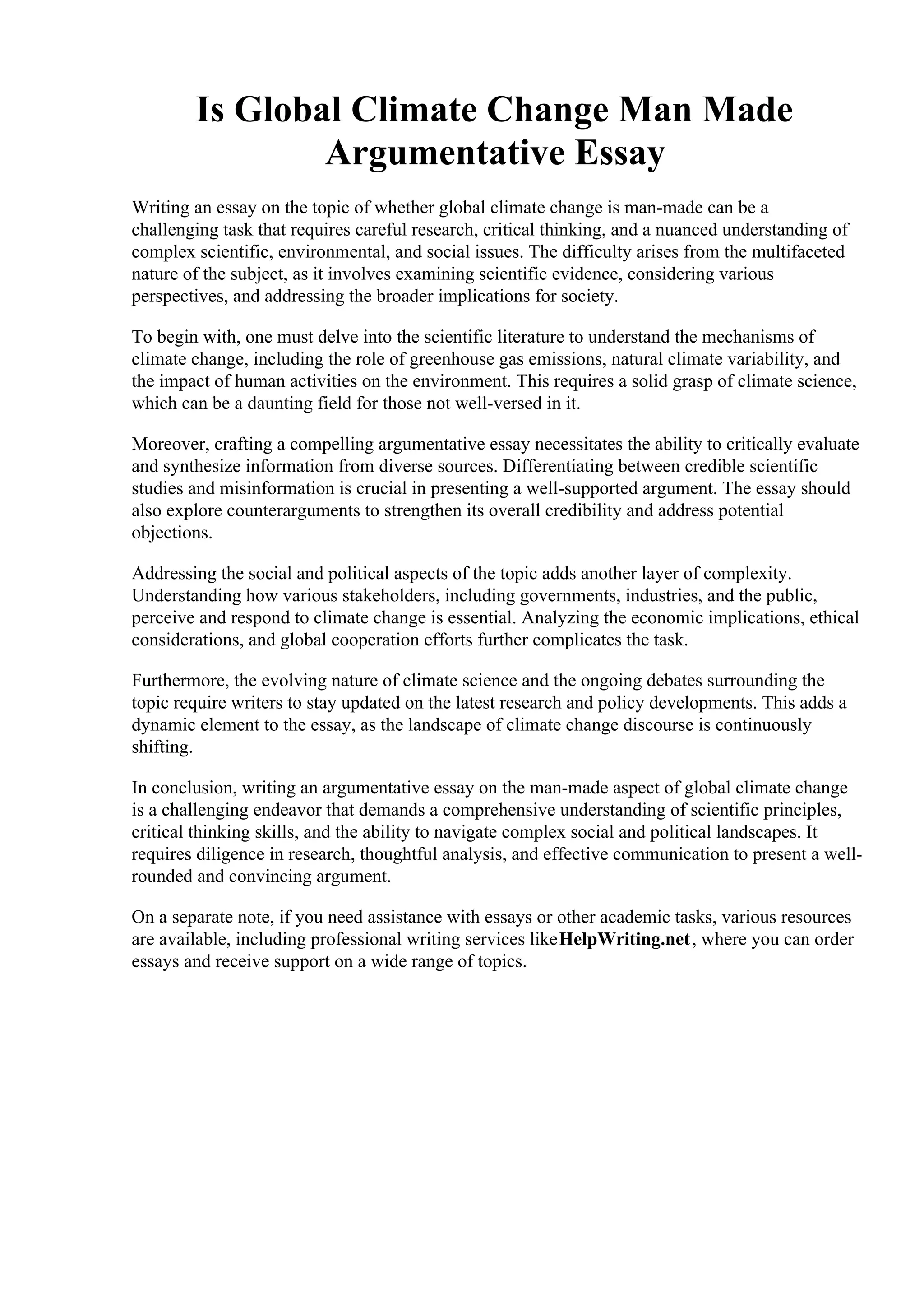 Is Global Climate Change Man Made Argumentative Essay.pdf