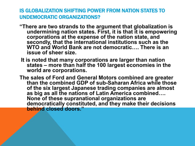 Is Globalization Good or Bad? | PPT