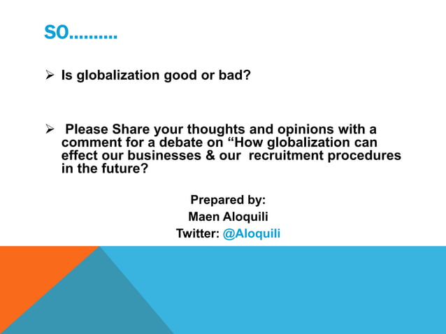 Is Globalization Good or Bad? | PPT