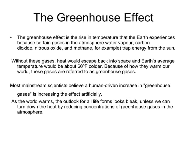 Is global warming a myth | PPT