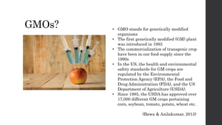 Is GMO safe to consume | PPTX