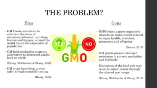 Is GMO safe to consume | PPTX
