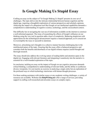 Is Google Making Us Stupid Essay.pdf