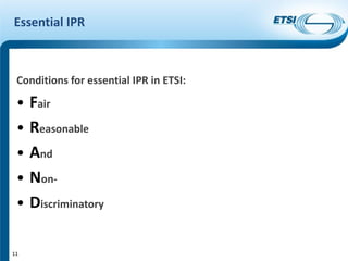 ETSI ISG Industry Specification Group presentation | PPT