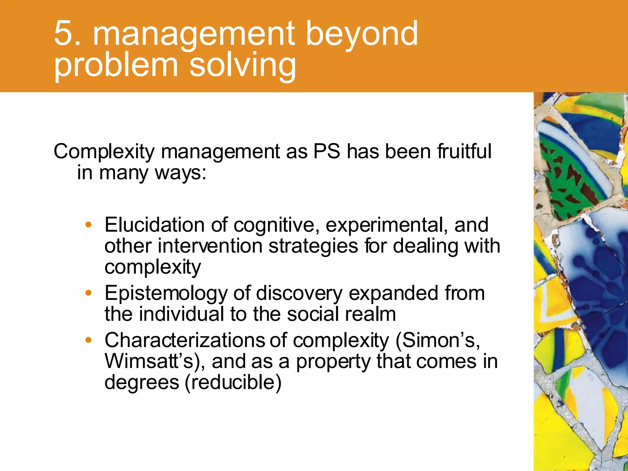 Modularity and complexity management | PPT
