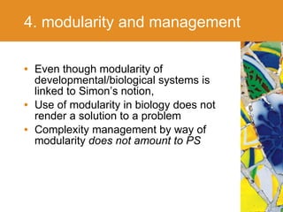 Modularity and complexity management | PPT
