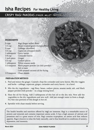 Isha forest flower mar 2014 | PDF