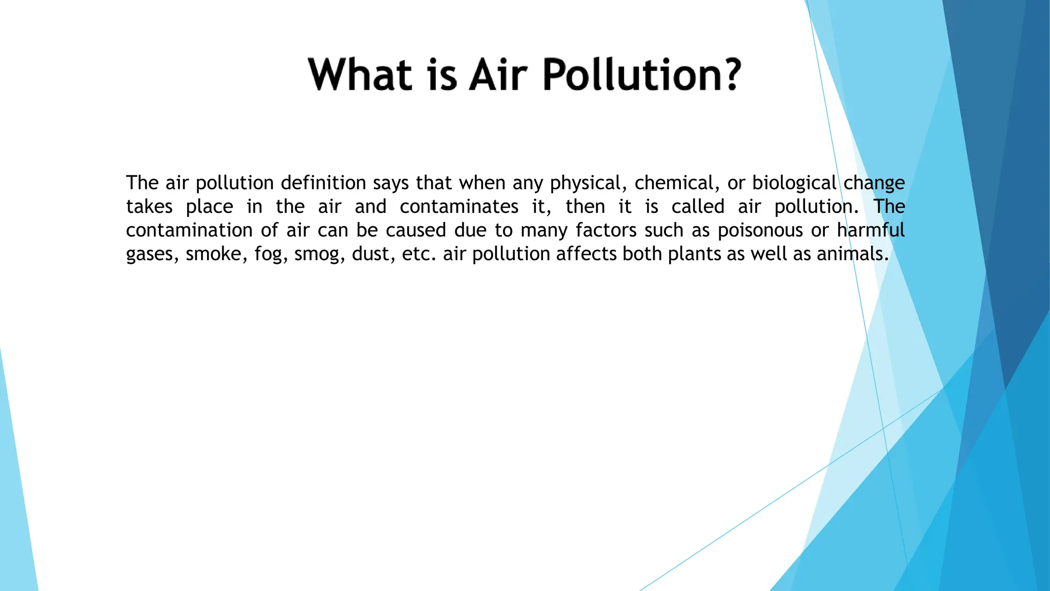 Classification of air pollutants_Air & noise pollution | PPT