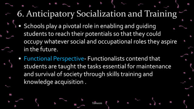 The Relationship between School and Society Schools as social agents ...