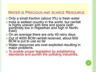 Permissible limits of water pollutants in drinking water. | PPTX