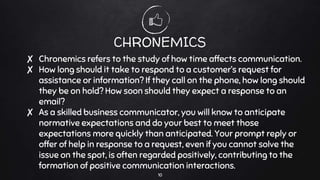 Non-verbal communication and barriers to communication | PPTX