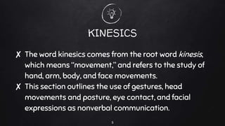 Non-verbal communication and barriers to communication | PPTX