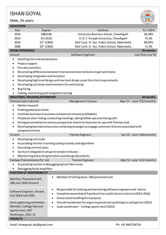 Ishan goyal cv | PDF